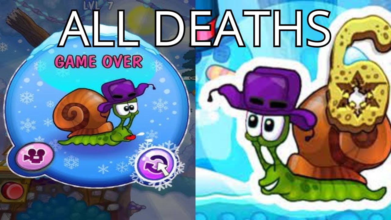 Snail Bob 6: Winter Story - (ALL DEATHS) - YouTube