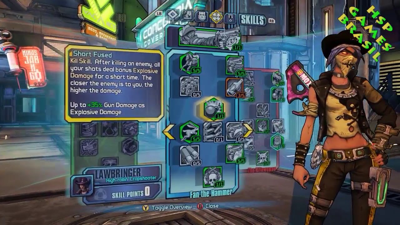 Nisha Build lvl 50Vibra Pulse + Tombstone Ultra apelação Borderlands ...