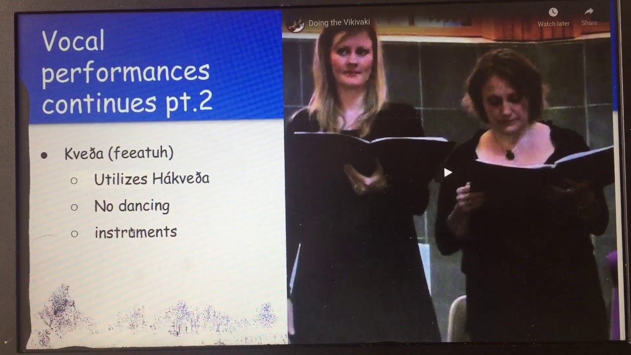 Icelandic folk music presentation - YouTube