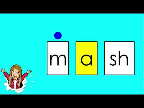 Segment and blend digraphs - sh - YouTube