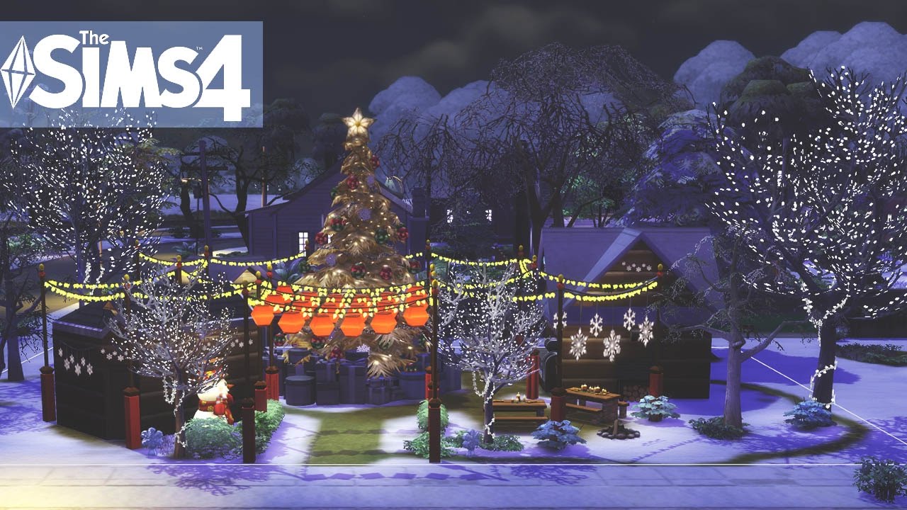 The Sims 4 Speed build - Christmas Time #10 - YouTube