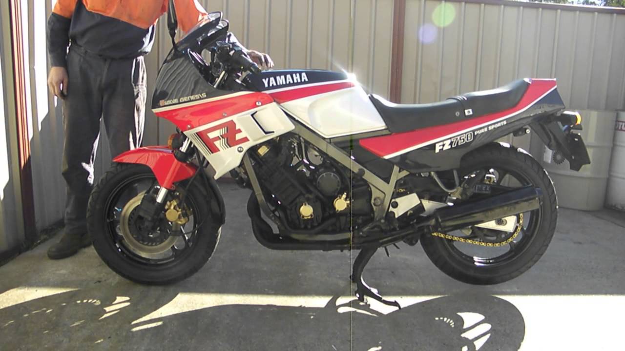 Yamaha FZ750 very original $4999 - YouTube
