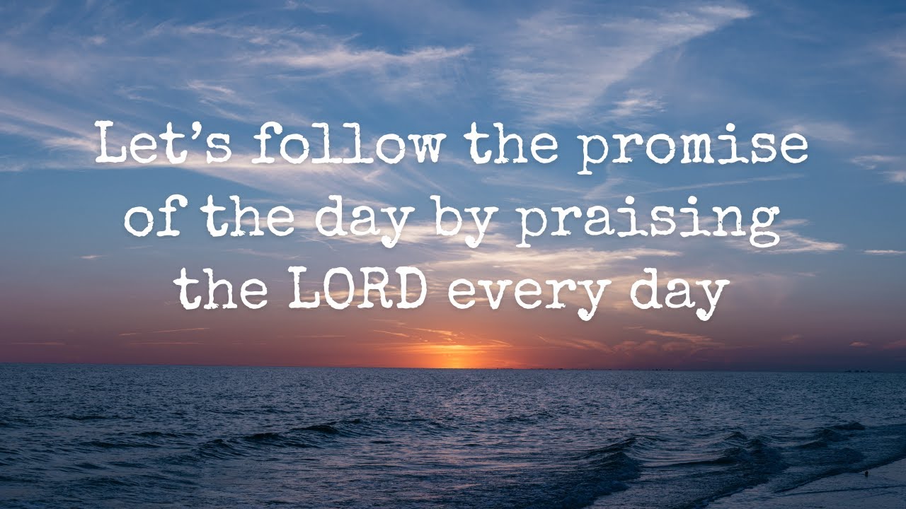 Praise The Lord||Promise Of The Day||22-02-2025 - YouTube