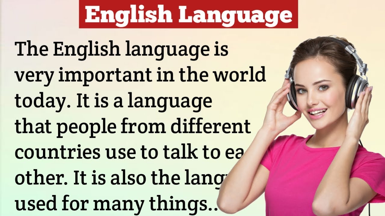 Importance of English language | learn English| practice English ...