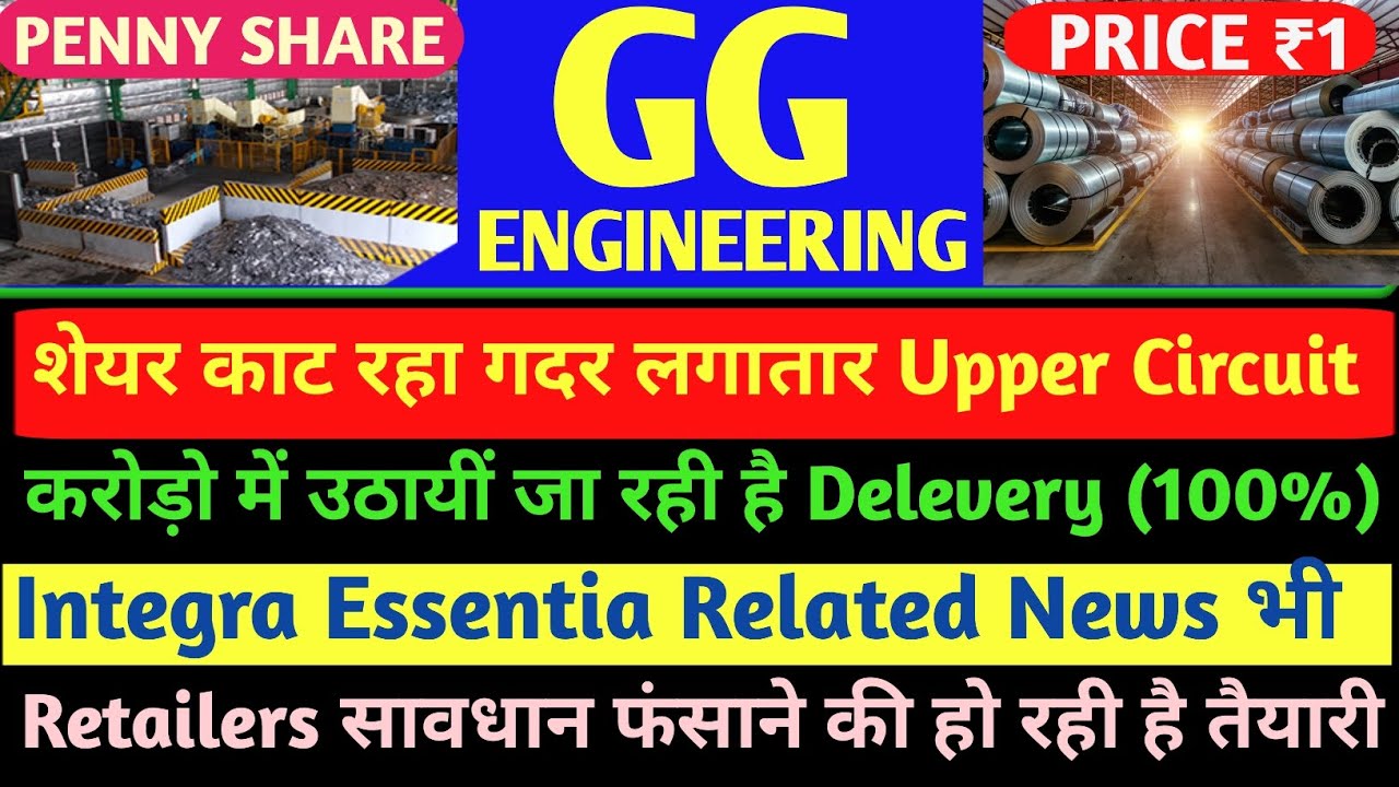 Gg engineering share latest news🤑gg engineering share news today🔥g g ...