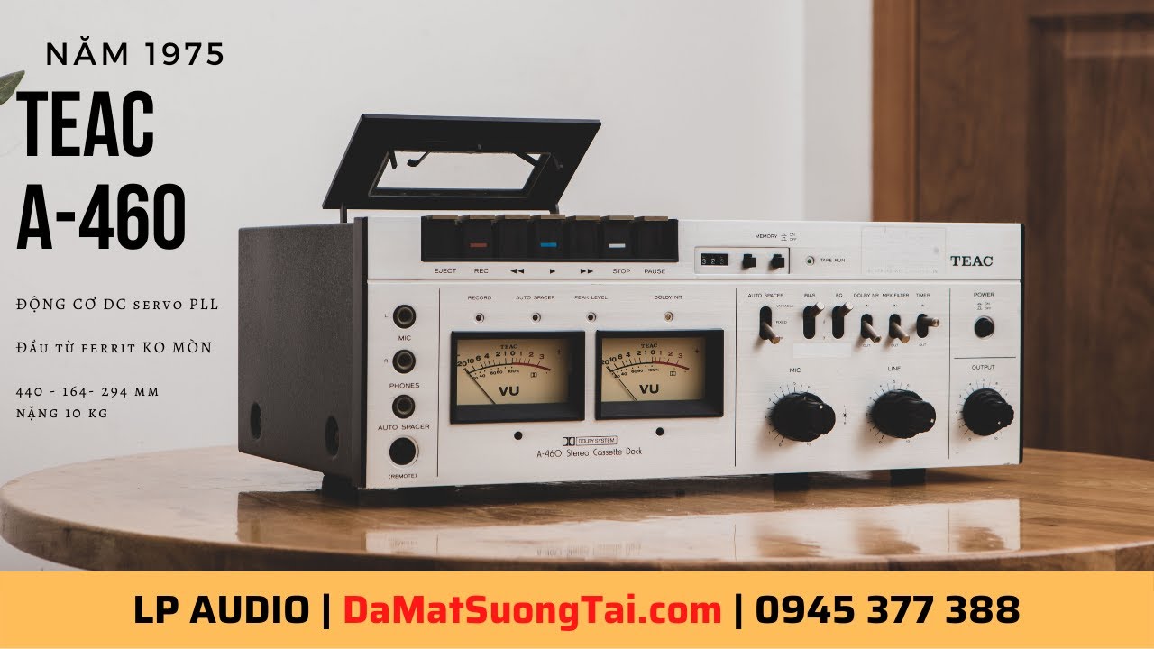 cassette NHƯ ĐẦU CỐI deck TEAC A-460 giá 5t5|| LP AUDIO - YouTube