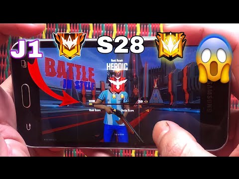 MM FF 😍 SAMSUNG J1 (2016) 1GB - HEROIC S28 2 ⭐️ 😱 FREE FIRE