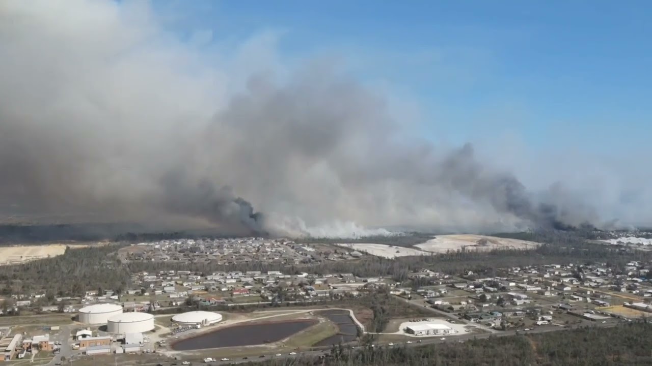 Wildfire, Panama City, FL // Evacuation Notice Sent. - YouTube