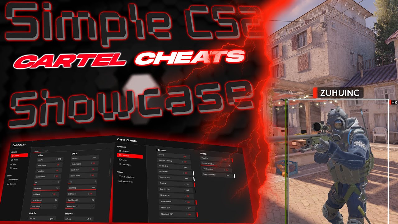 Simple CS2 Cartel-Cheats Showcase. - YouTube