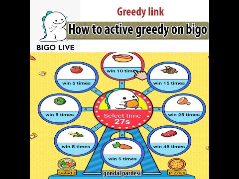 How to Active bigo live greedy game  trick bigo greedy feedback