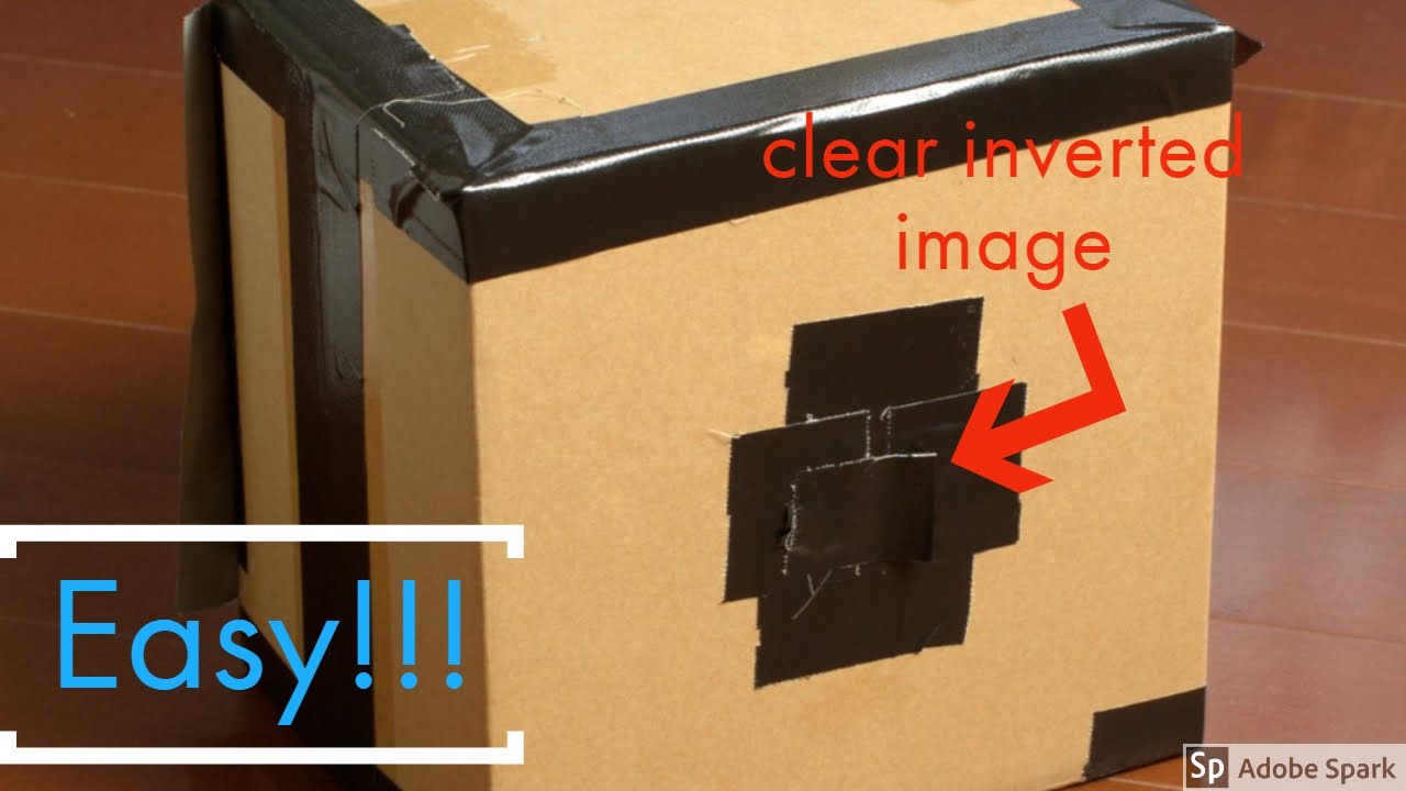 How to make pinhole camera - YouTube
