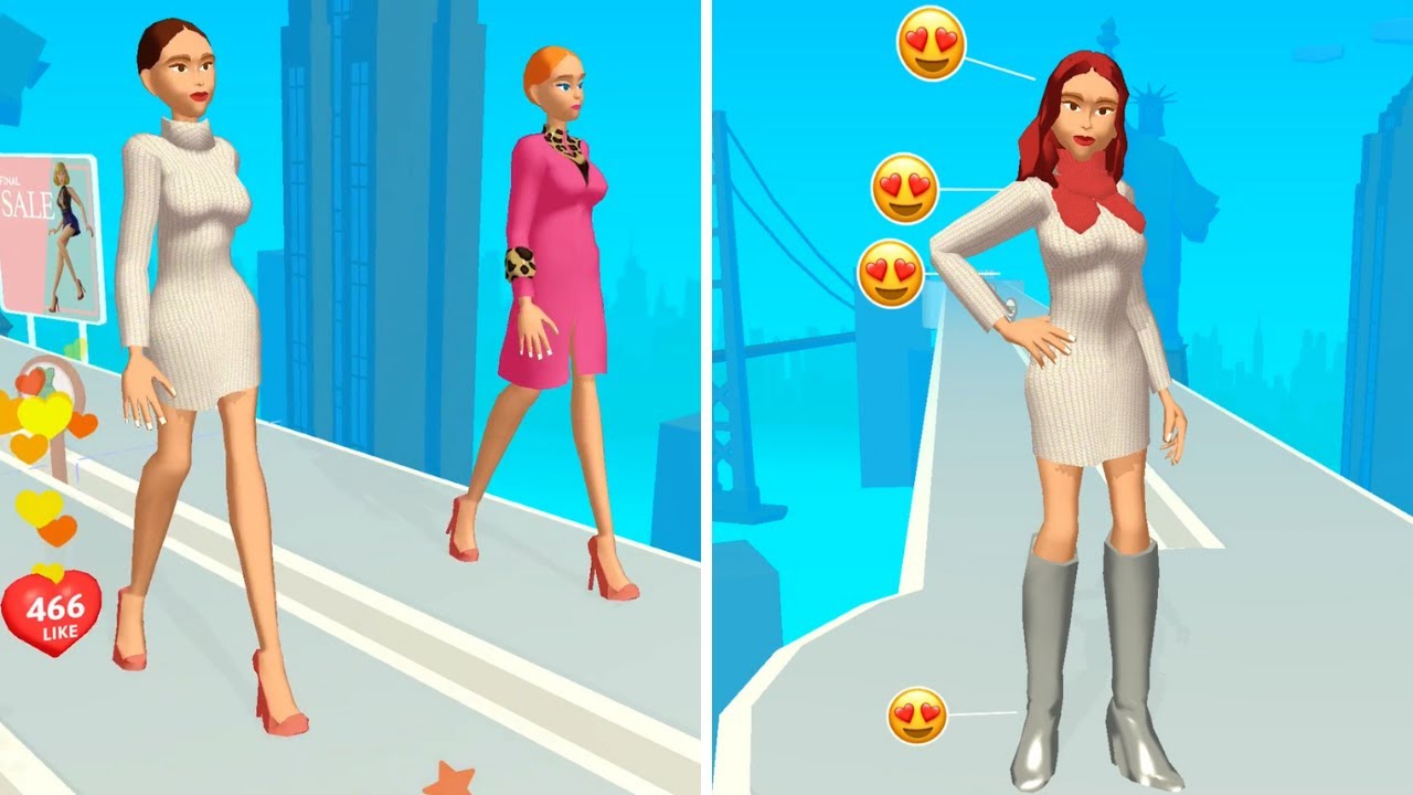 Fashion Battle Game 👗 Android,ios Gameplay All Levels - YouTube