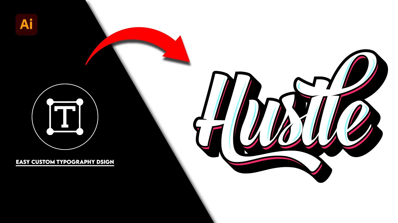 Master Custom Type Designs in Adobe Illustrator 2024 - Step-by-Step ...