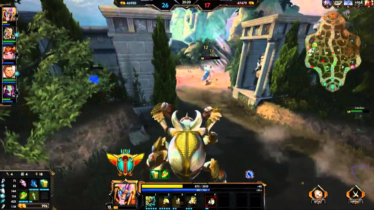 SMITE God Reveal Khepri, The Dawn Bringer - YouTube
