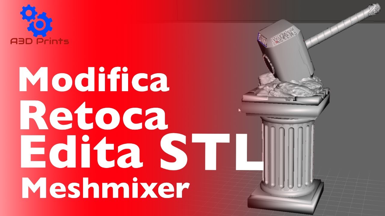🤓Como EDITAR y modificar diferentes STL con Meshmixer 🧑‍💻crea tus ...