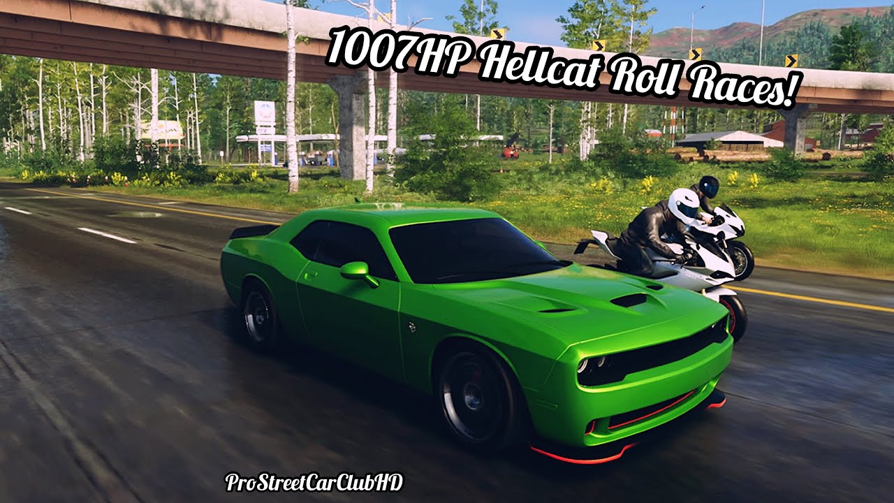 The Crew 2: 1007HP Hellcat Vs Nitrous Bikes & More (Roll Racing On The ...