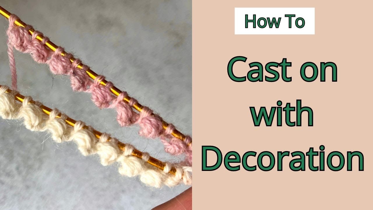 DECORATIVE CAST ON - YouTube