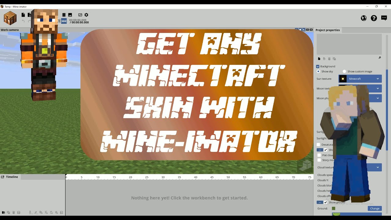 Get Any Minecraft Skin with Mine-Imator - YouTube