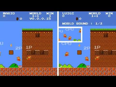 v15 Mario 1 Split Screen NES HTML5 - Link in Description -- 29 jan 2025 #mario - YouTube