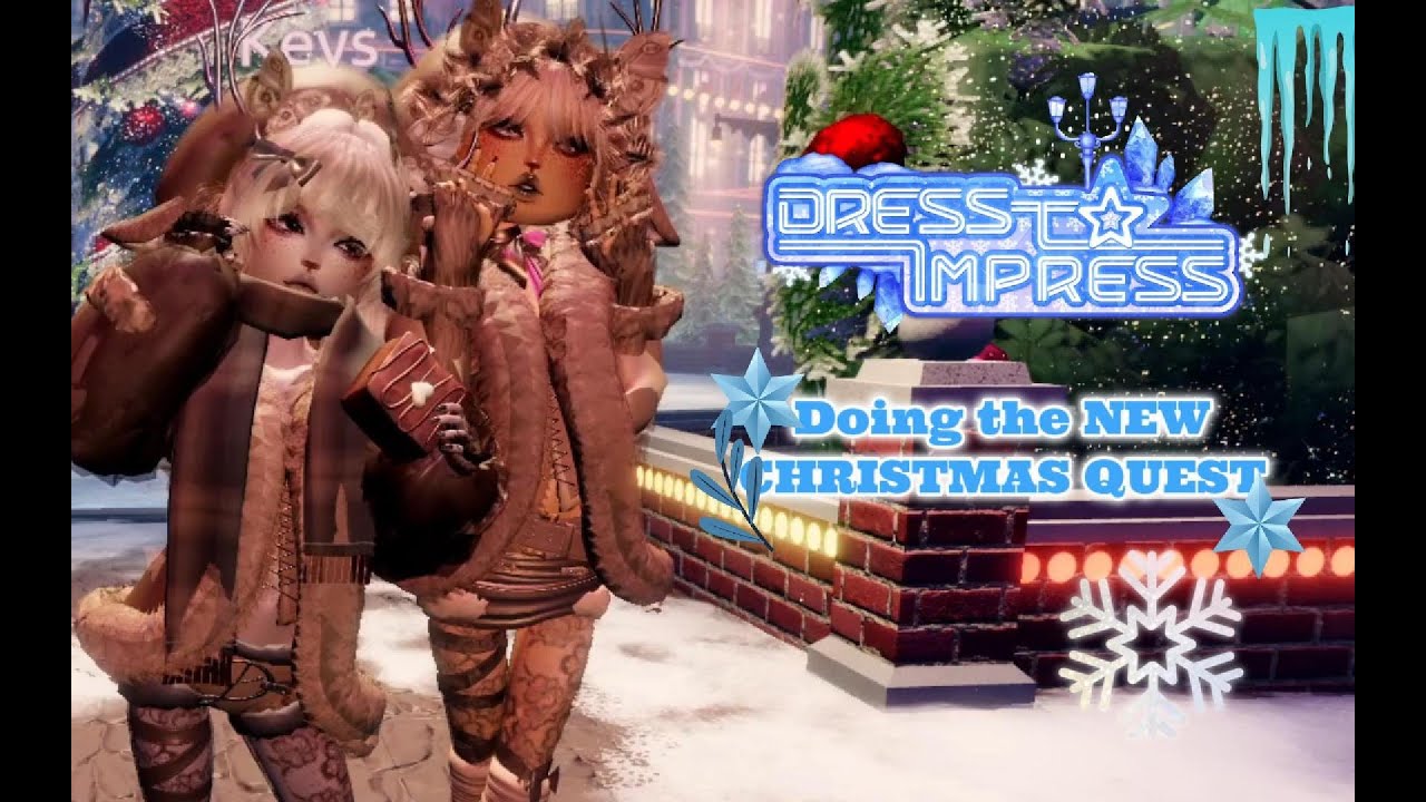 DOING THE NEW CHRISTMAS QUEST IN DTI! #dti #quest #update - YouTube