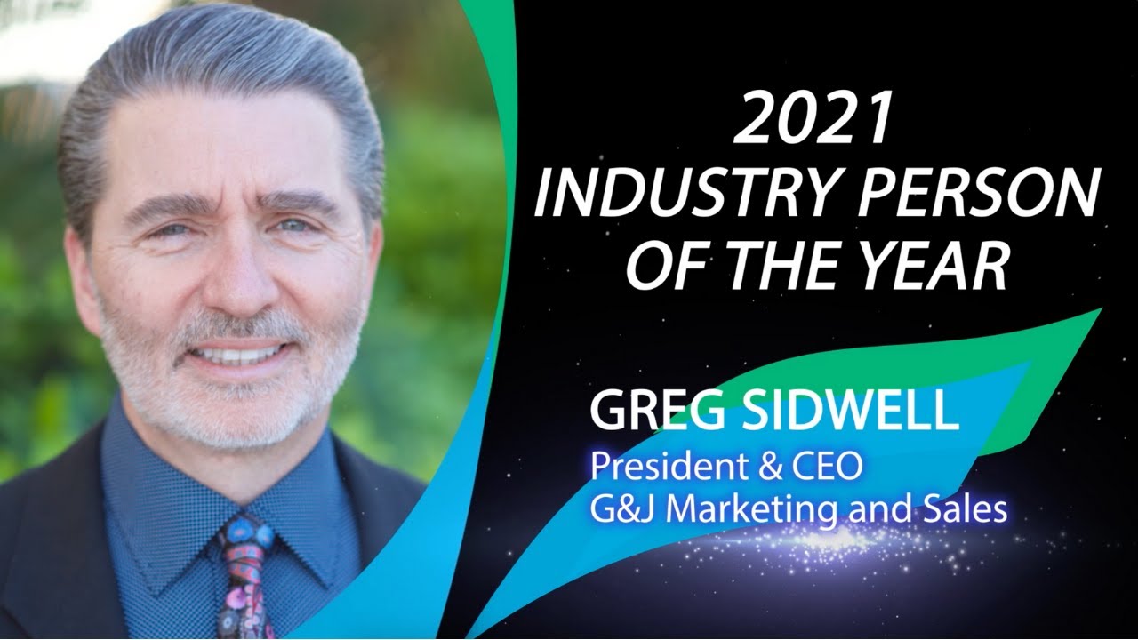 2021 Industry Award Winner Greg Sidwell Industry Person of the Year ...