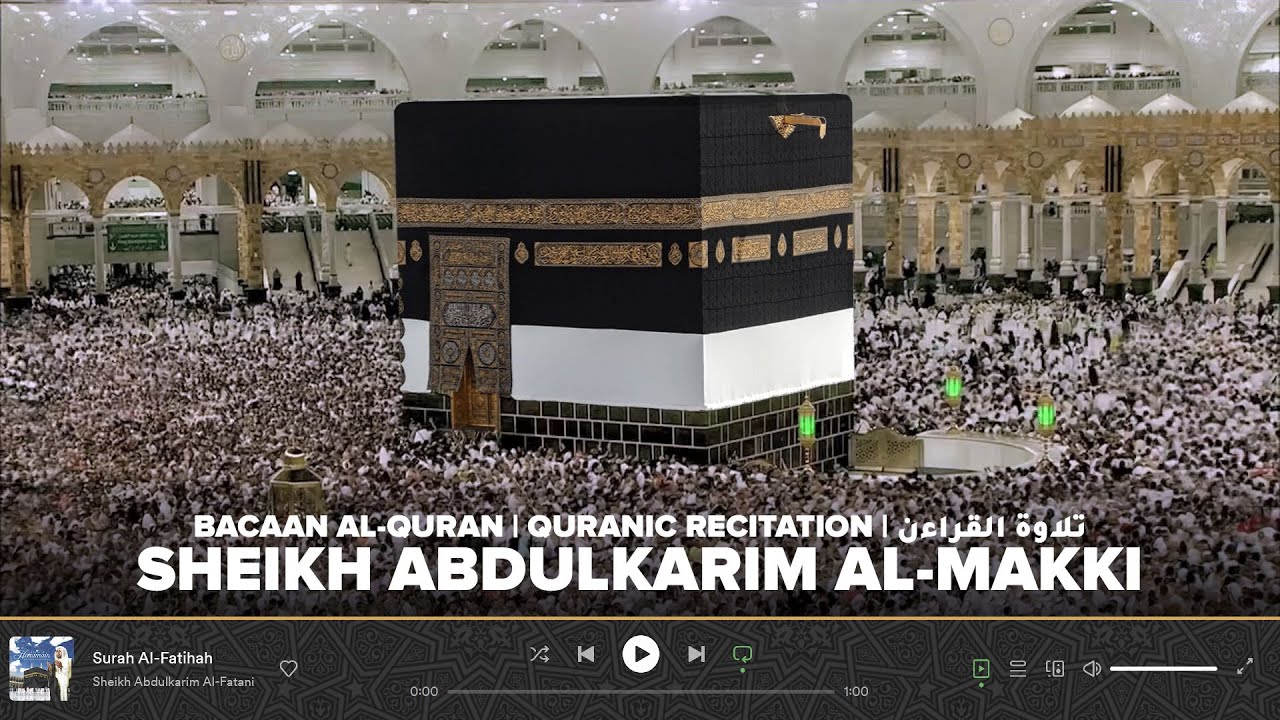 BACAAN AL-QURAN | QURAN RECITATION - Sheikh AbdulKarim Al-Makki - YouTube