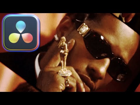 Davinci Resolve 18 Free -Music Video Effects- A$AP Rocky - D.M.B. Video Collage