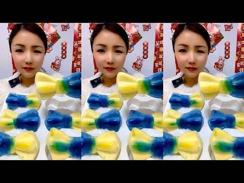 foam ice eating - YouTube