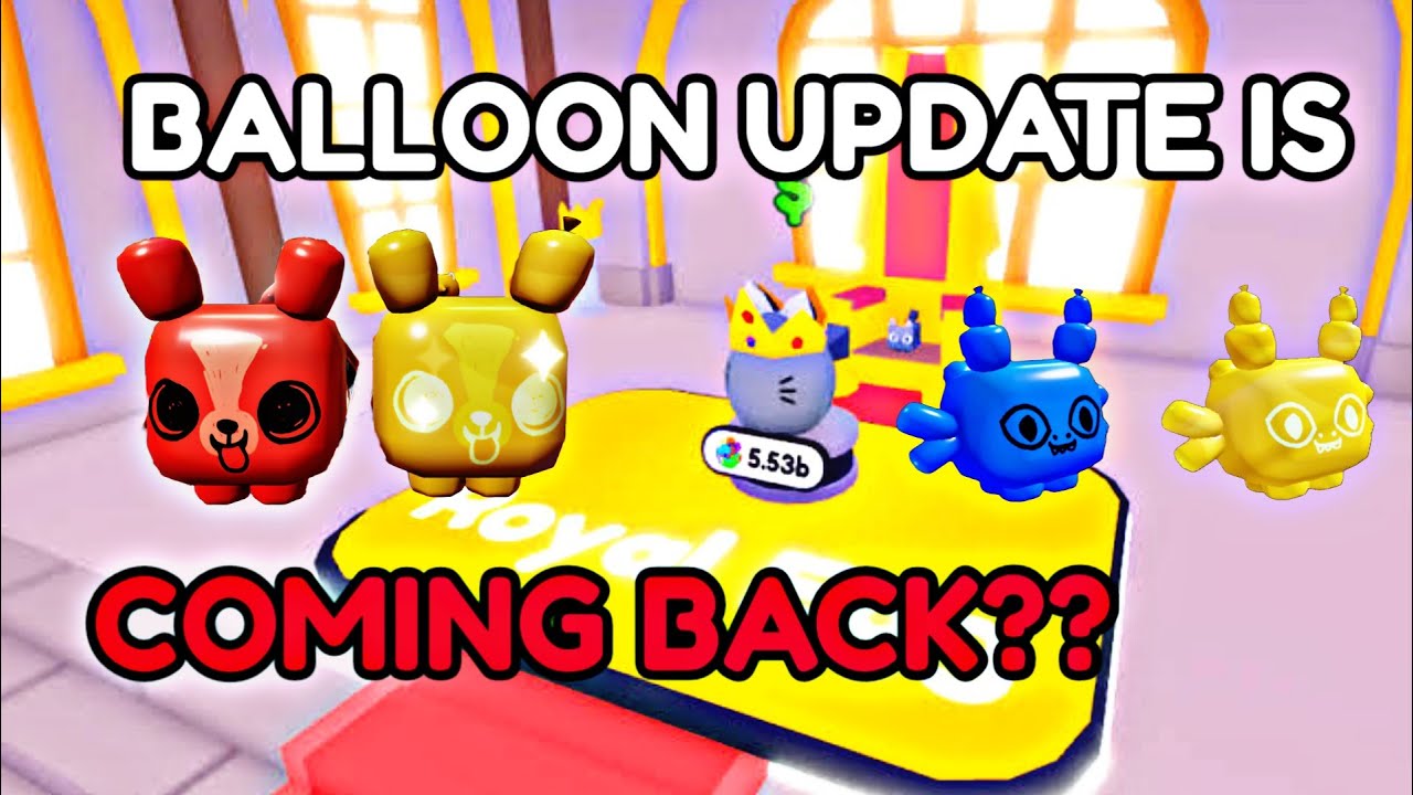 Pet Simulator X NEW BALLOON PETS!🎈 - YouTube