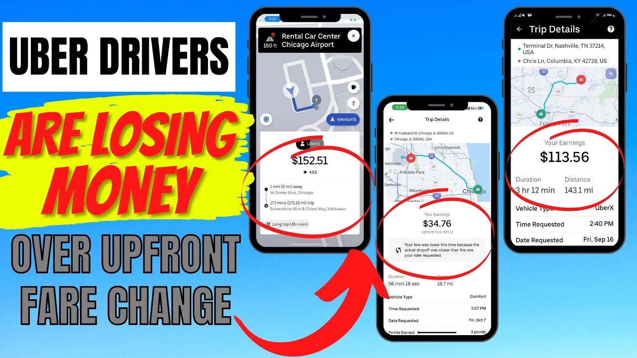Uber Drivers Are LOSING MONEY Over Upfront Earnings Change! - YouTube