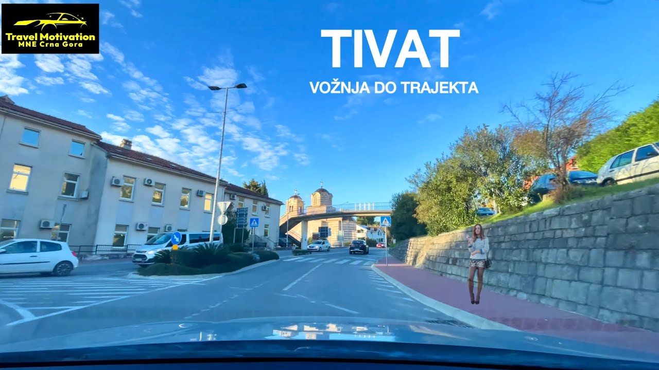 TIVAT vožnja kroz grad do Trajekta, Zima 2025 - TIVAT City [Driving ...