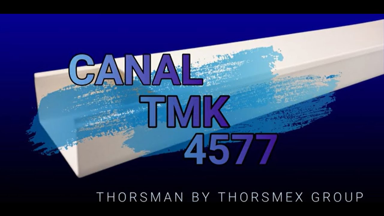 INSTALACIÓN CANALETA TMK 4577 PVC - YouTube