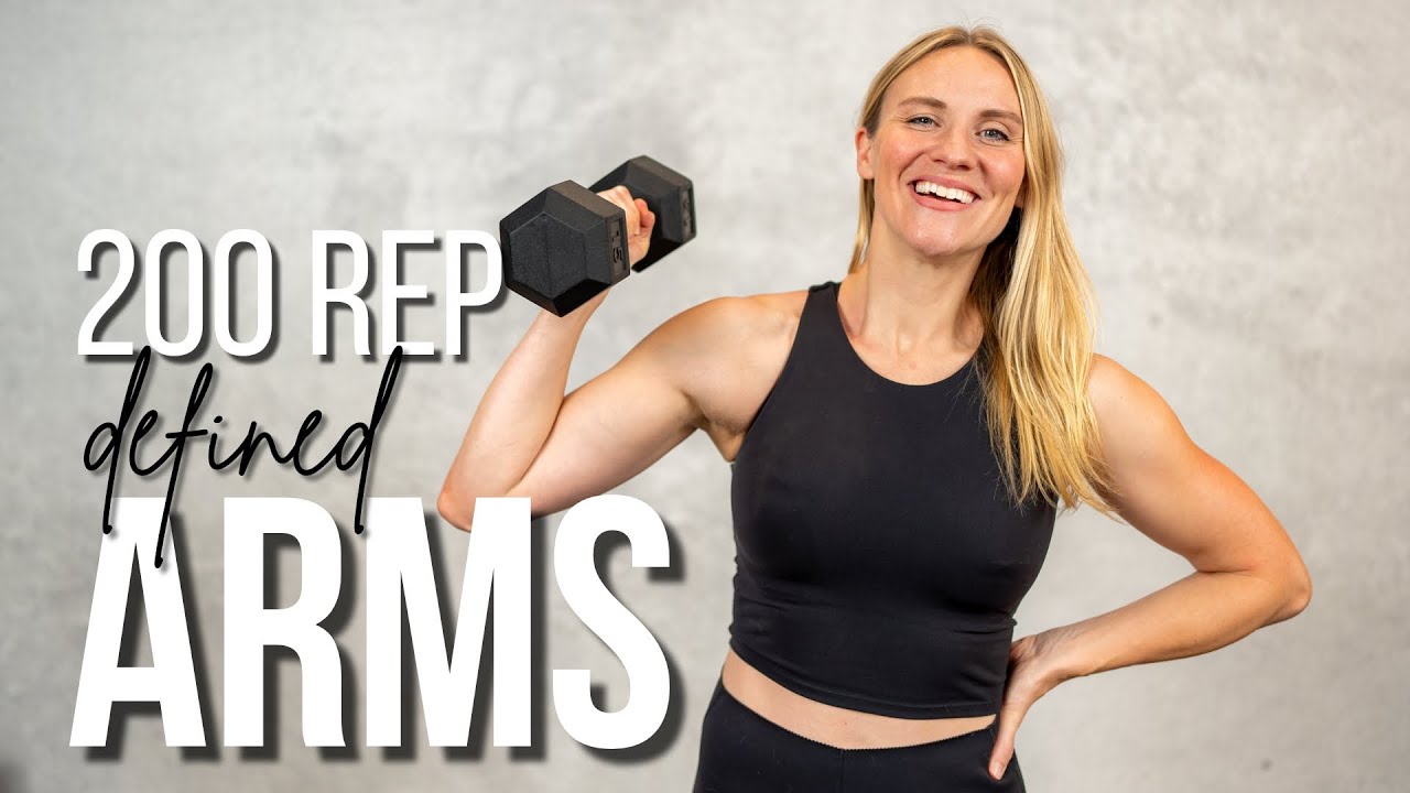 15 min. DEFINED ARMS | Biceps & Triceps Strength Training - YouTube