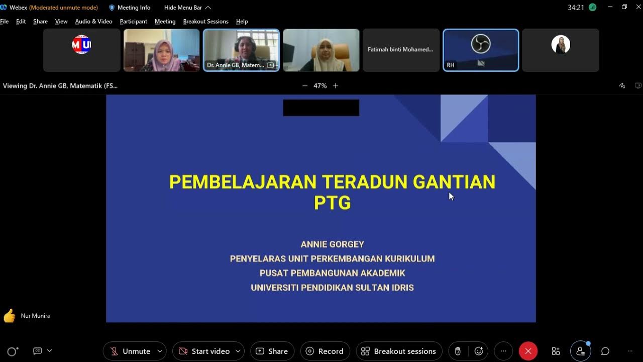PEMBELAJARAN TERADUN GANTIAN PTG - YouTube