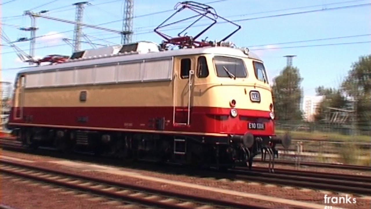 DB E10 (113 309) in Dresden 2016 - YouTube