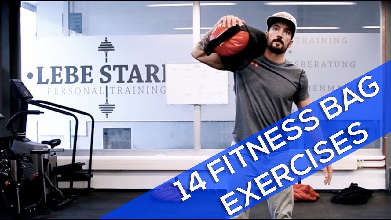 14 Fitness Bag Exercises (FULL BODY WORKOUT!) - YouTube