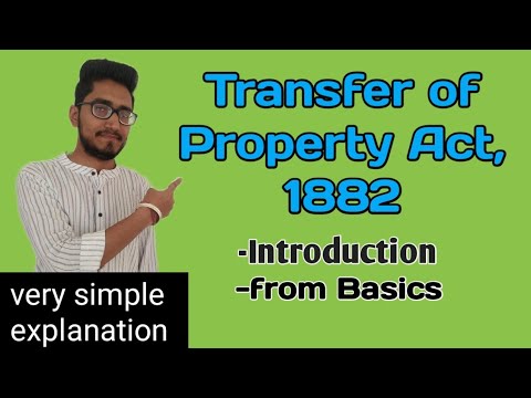 Transfer of Property Act,1882, an introduction |TPA| #law_with_twins, #vlogwithtwins,#tpa,# ...