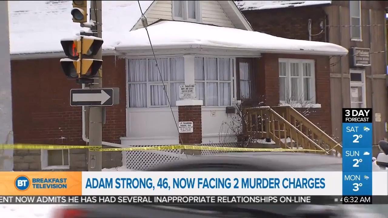 Murder suspect Adam Strong to appear in court - YouTube