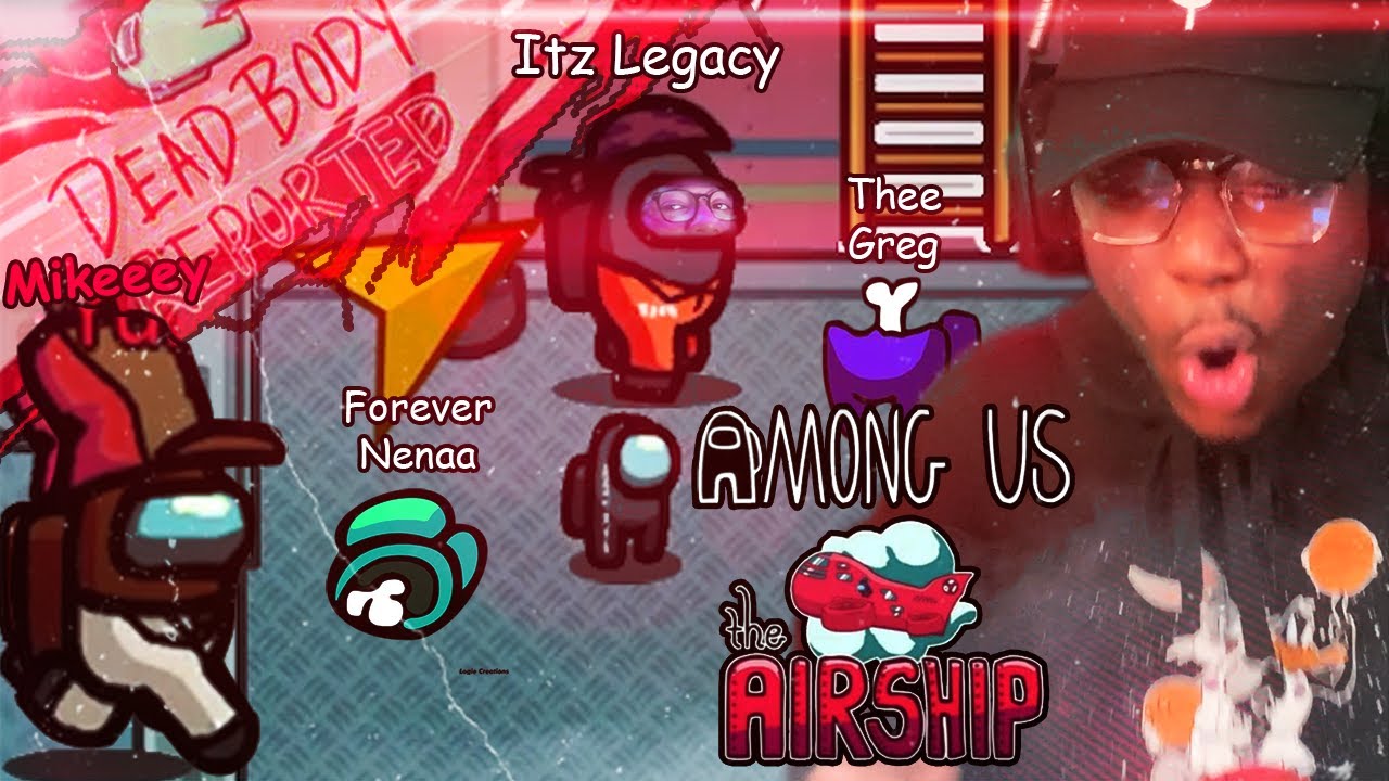 I AM A LEGENDARY IMPOSTER | Among Us Airship Gameplay (New Among Us Map ...