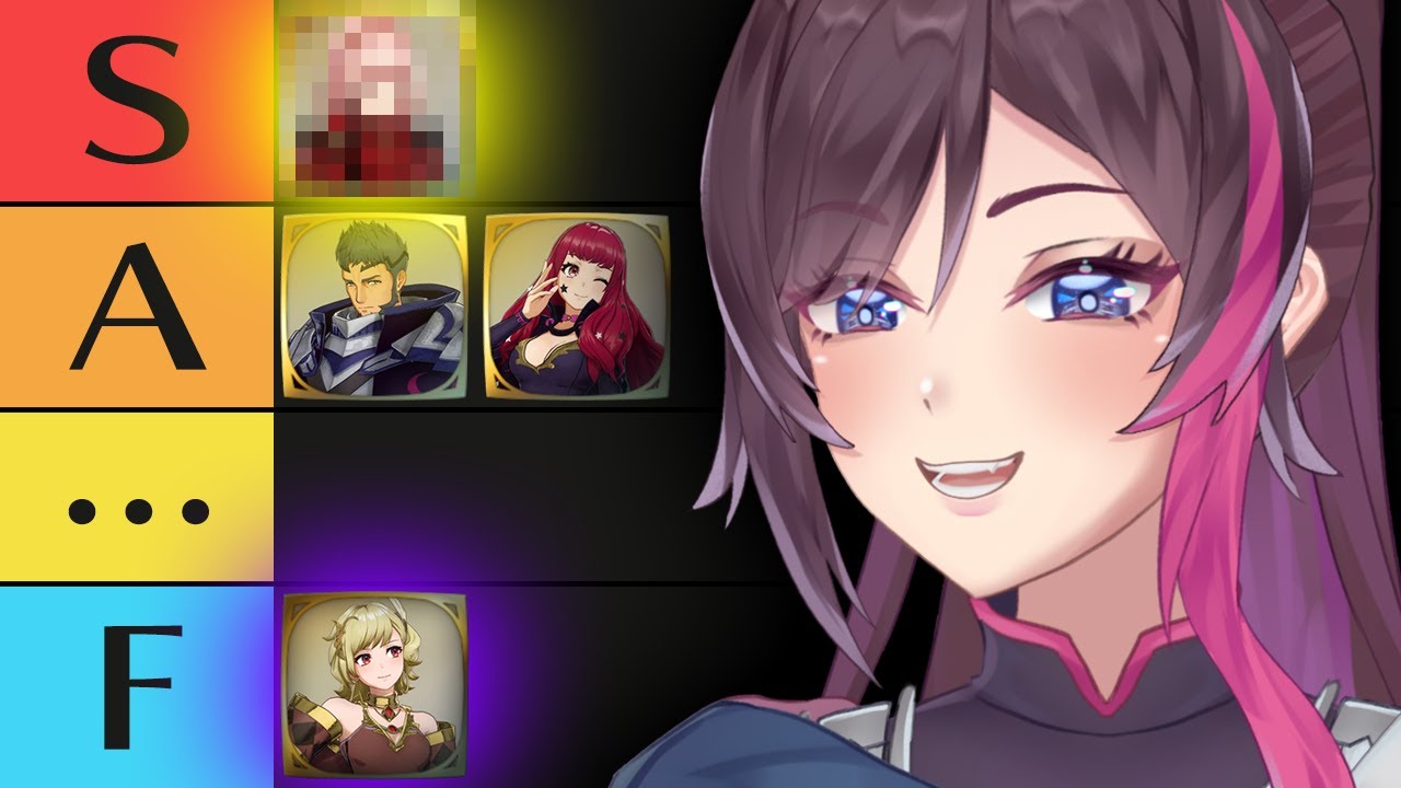Vtuber RANKING All Fire Emblem ENGAGE CHARACTERS! - YouTube