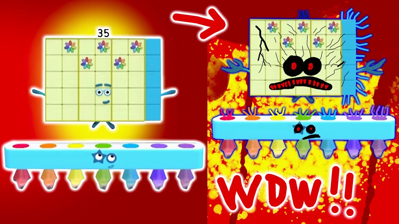 Numberblocks Intro but Everyone is ANGRY Number 35 As Horror Version ...