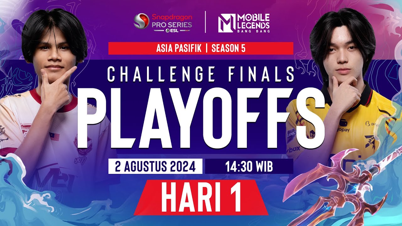 🔴 [ID] AP MLBB | Snapdragon Mobile Challenge Finals Playoffs | Season ke-5 Hari ke-1 - YouTube