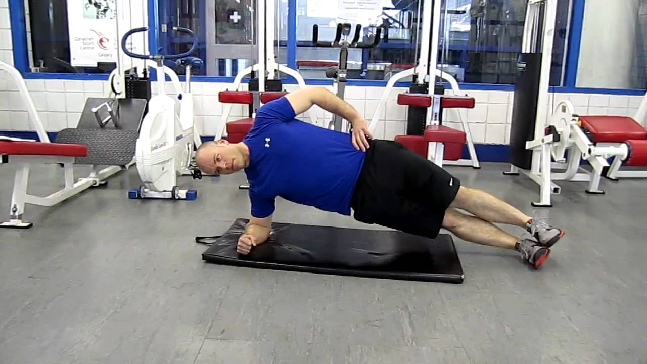 Dynamic side plank w: static hold.MOV - YouTube