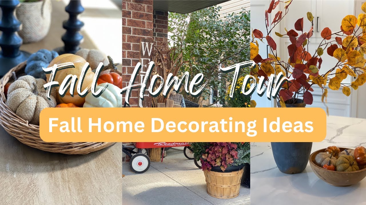 🍁 Fall Home Tour 2023 | Fall Decorating Ideas 🍁 - YouTube