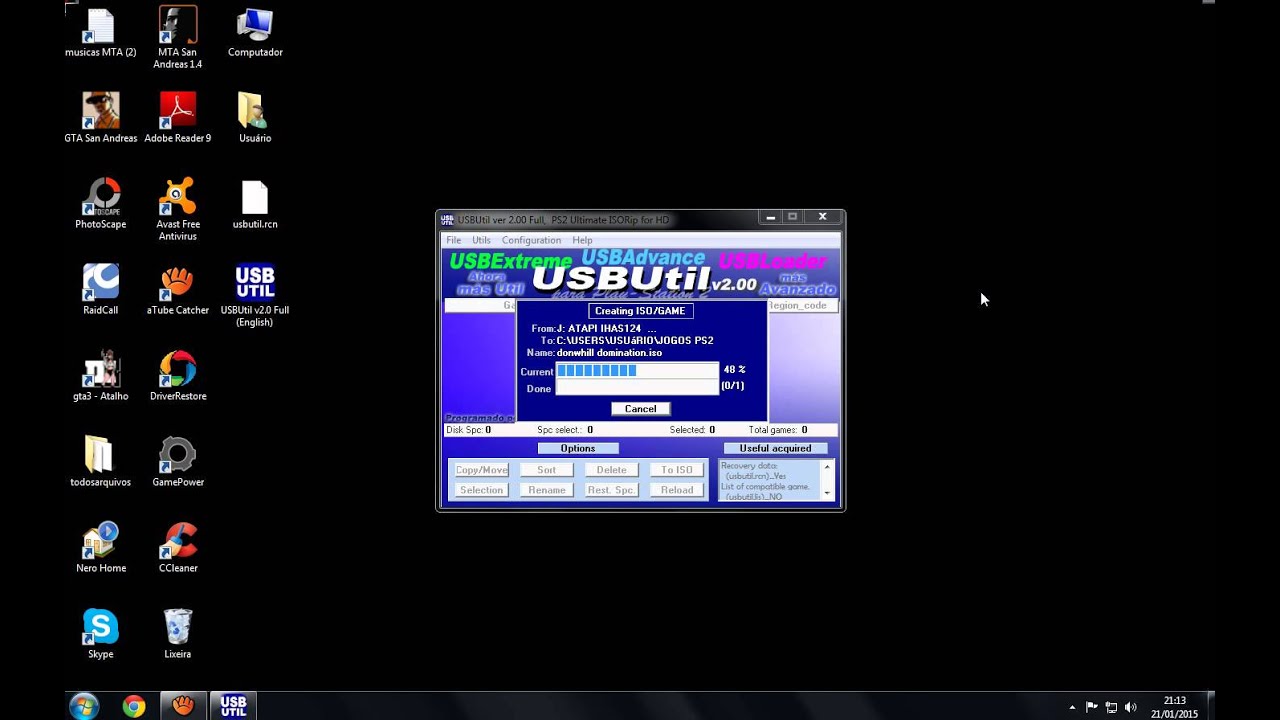 como criar um jogo em iso usando usb util 2.0 - YouTube