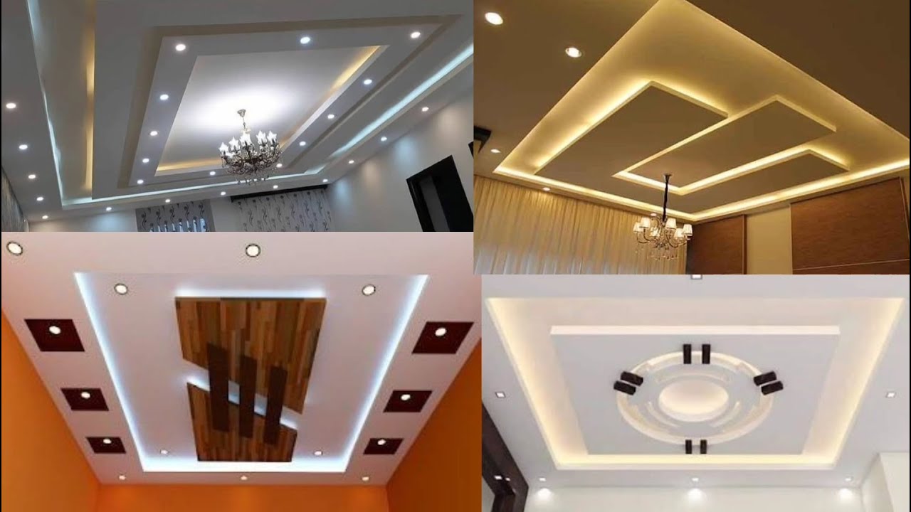 Latest Celling Gypsum Board Celling Design idea with Light || Shubham ...