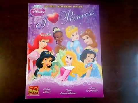 Panini 2011 Disney I Love Princess - 100% Complete - YouTube