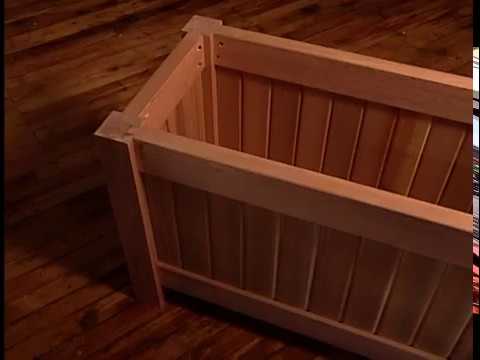 How to Build a Deck Storage Box, Part Two - YouTube