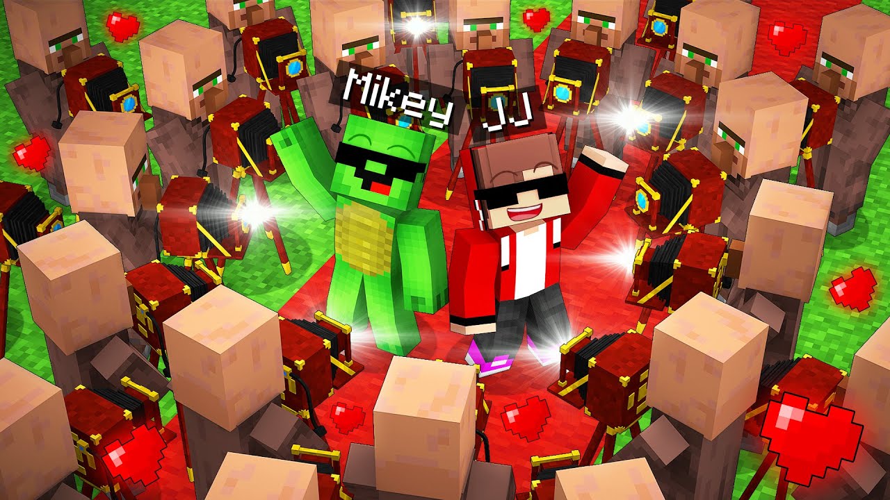 Mikey and JJ Became MEGA Popular in Minecraft (Maizen) - YouTube