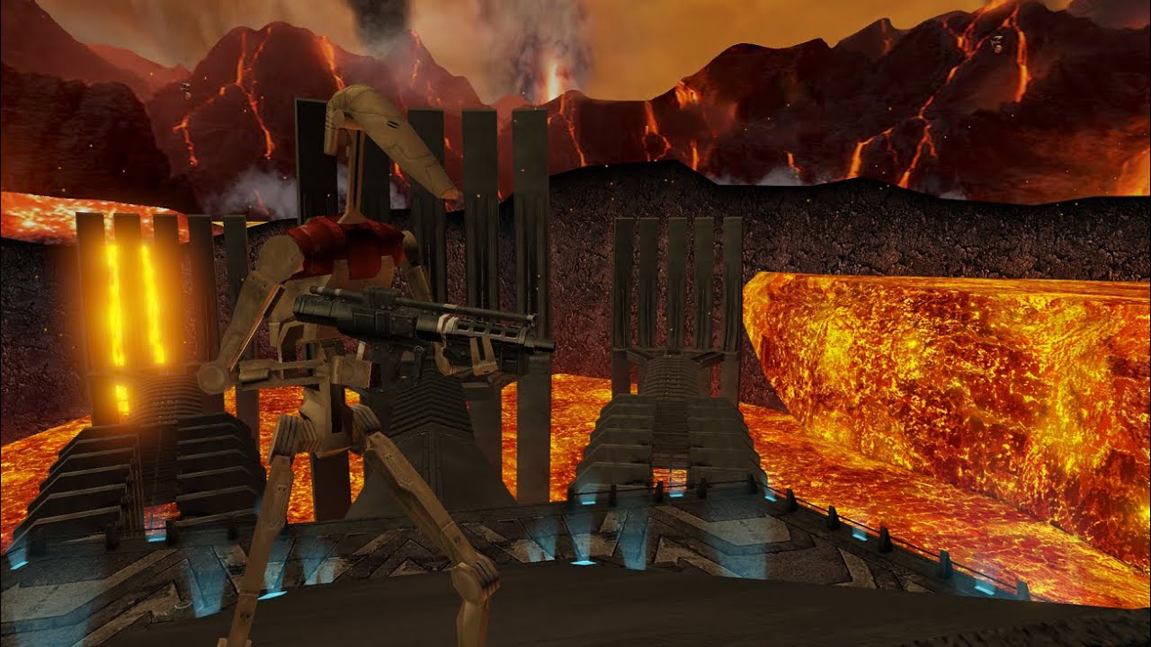 Battlefront Extreme BFX - Mustafar - CIS side, but Darth Maul crashed ...